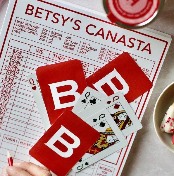 Canasta Pads, Cards and Spinners – LinedDesign