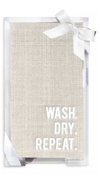 Wash Dry Repeat Guest Hostess Set – LinedDesign