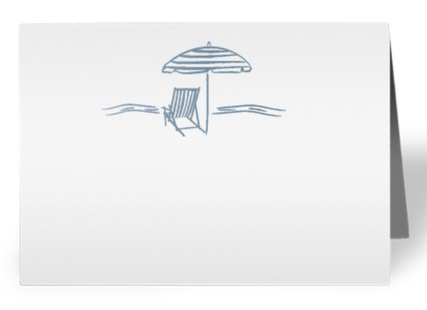 Beach Scene Place Card – LinedDesign