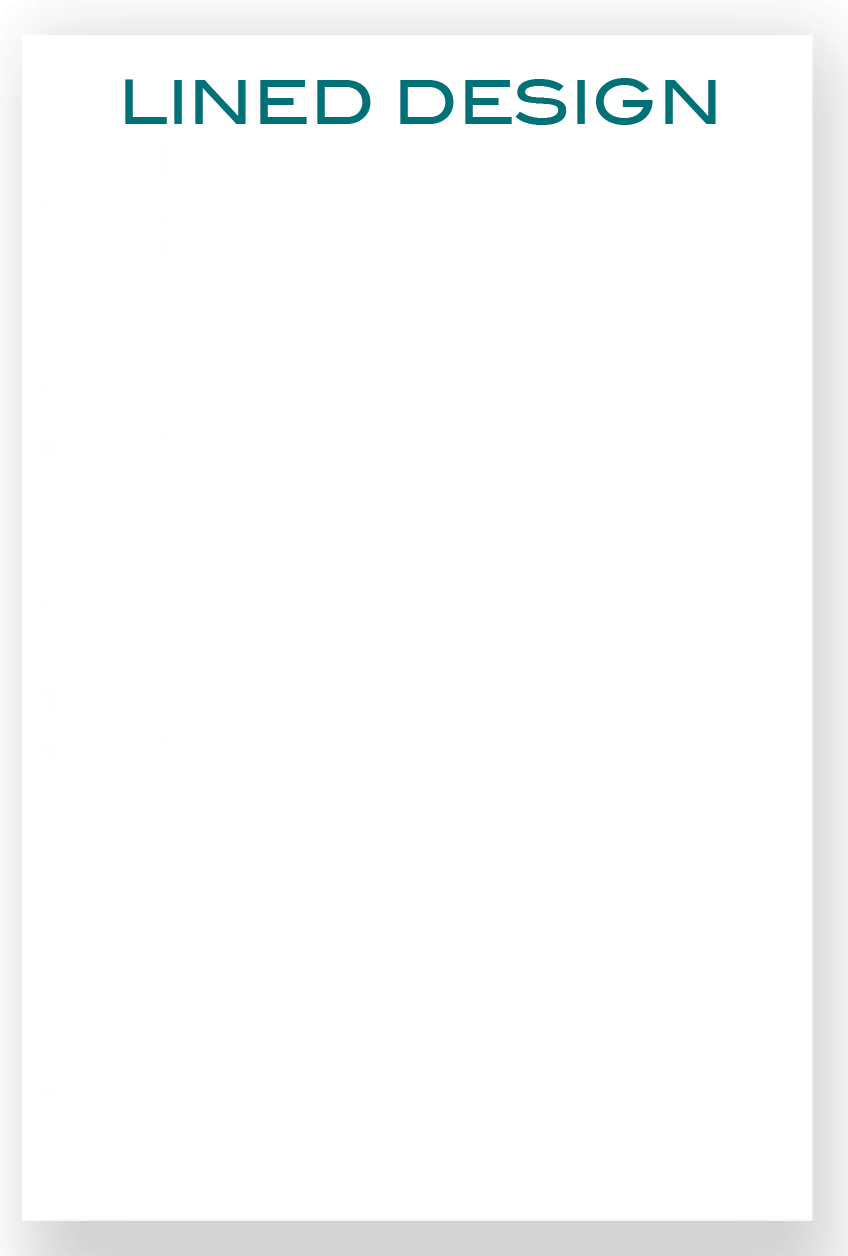 Jumbo Name Notepad: Customizable – LinedDesign