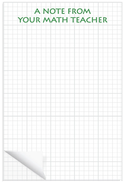 Jumbo Graph Notepad: Customizable – LinedDesign